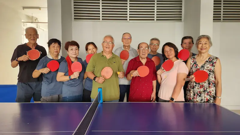 Building Friendships Through Table Tennis | TOUCH Active Ageing