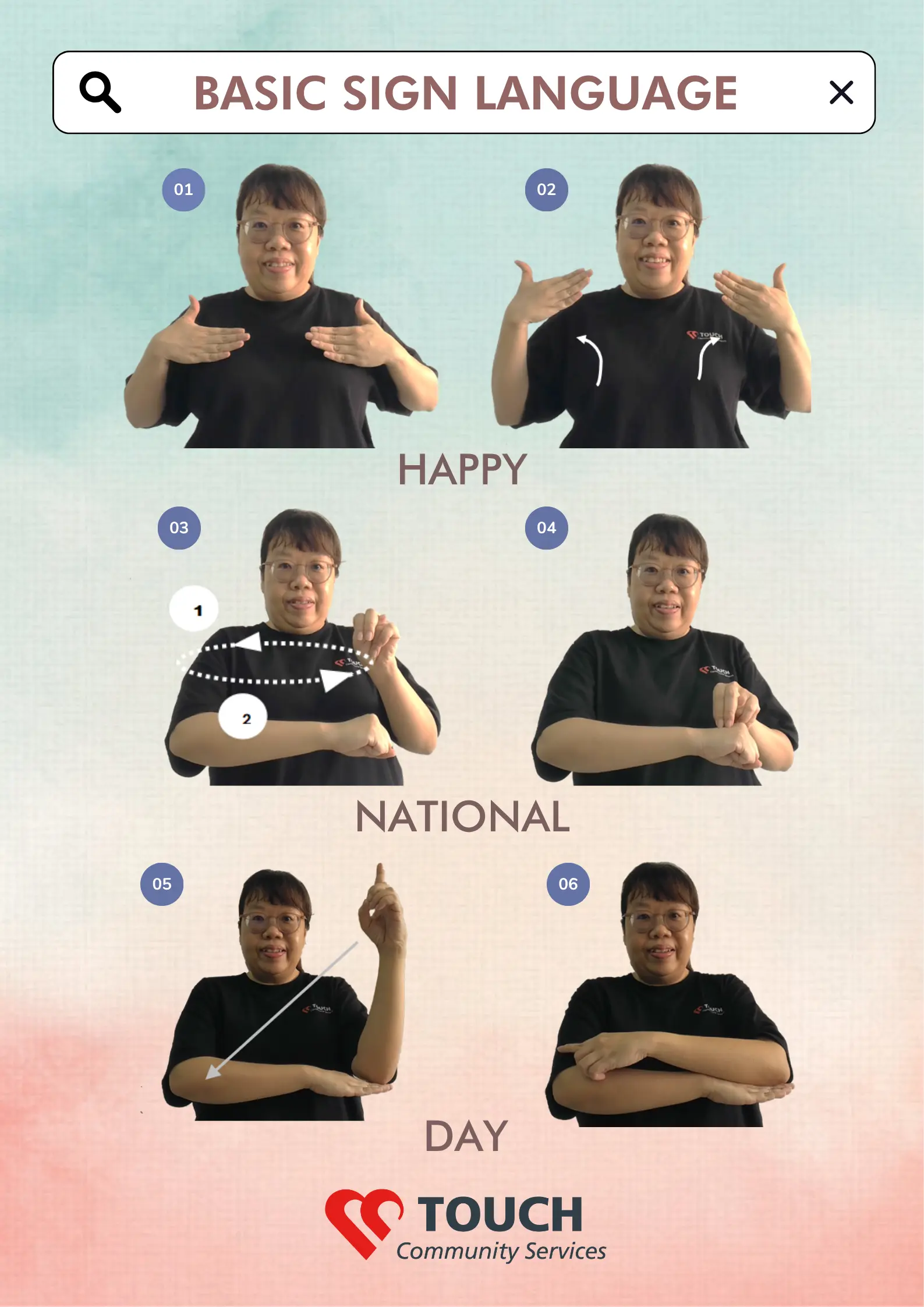 Basic sign language for beginners part 2 | TOUCH Community Services